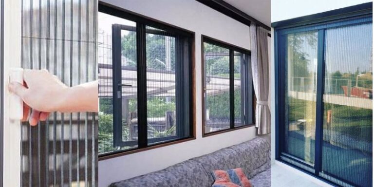 Pleated Sliding Insect screen for windows